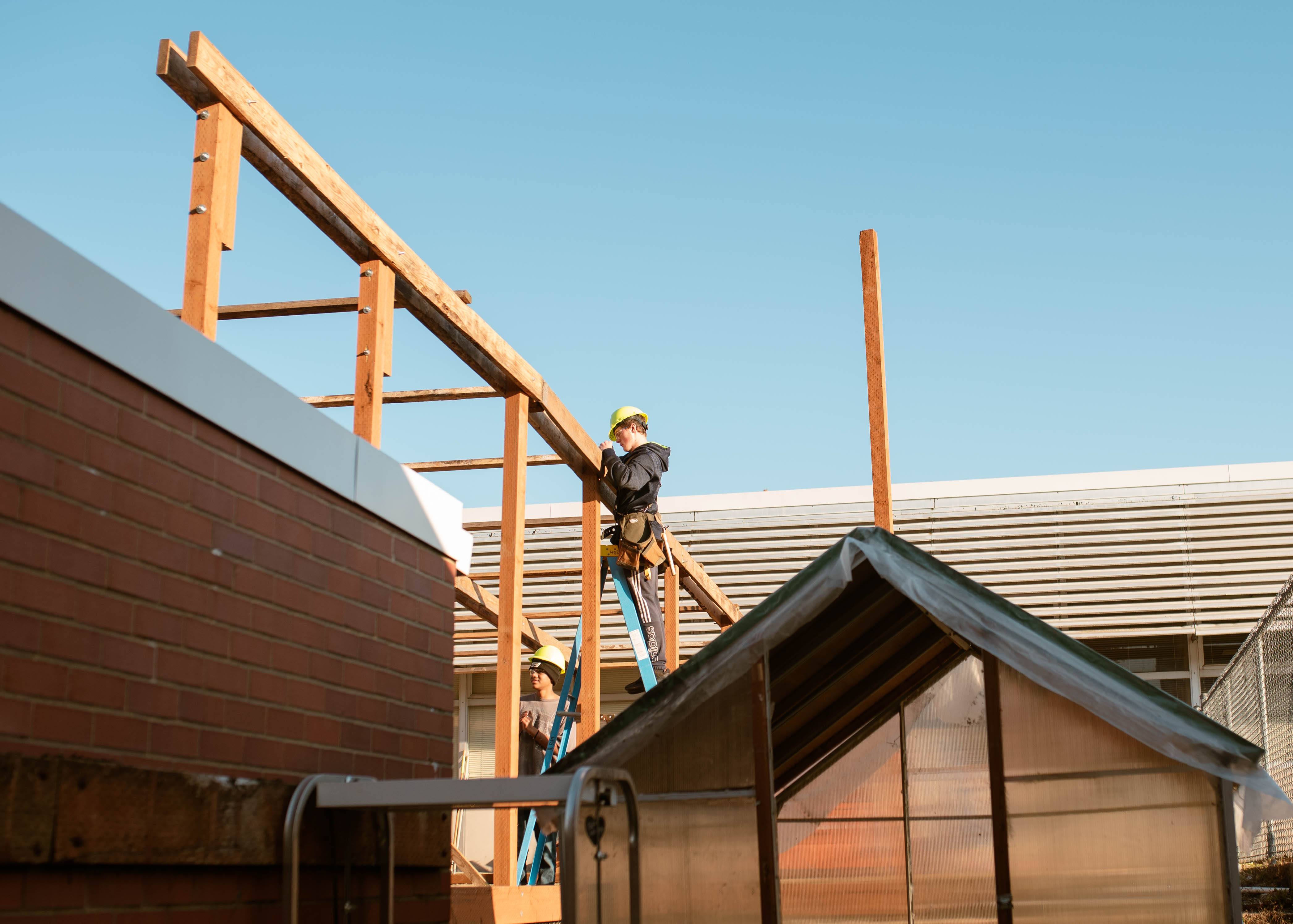 Construction Trades program of choice – Hudson's Bay High School